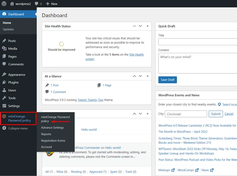 How to setup Password Policy for Role based |WP password Policy